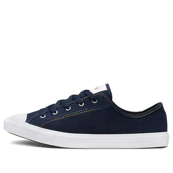 CONVERSE Chuck Taylor All Star Dainty Rainbow Low Top Sneakers - Blue/white