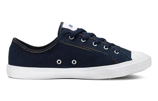 CONVERSE Chuck Taylor All Star Dainty Rainbow Low Top Sneakers - Blue/white