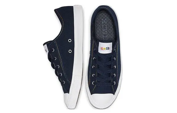 CONVERSE Chuck Taylor All Star Dainty Rainbow Low Top Sneakers - Blue/white
