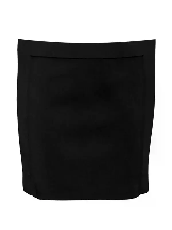 Alexander Wang Rib Knit Mini Skirt - Black