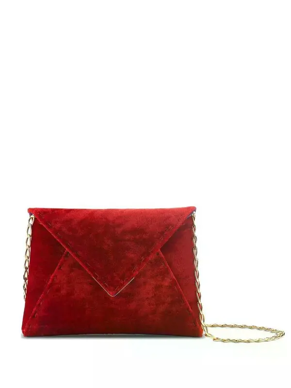 Tyler Ellis Micro Lee Pouchet Clutch Bag - Red