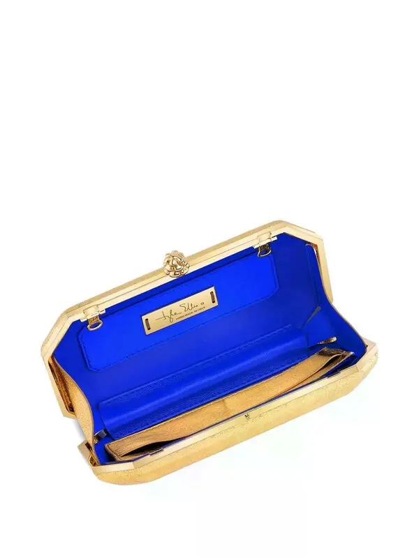 Tyler Ellis Small Perry Leather Clutch Bag