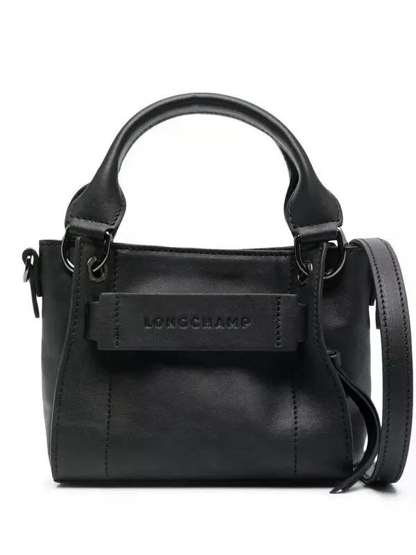 Longchamp Xs 3d Leather Tote Bag
