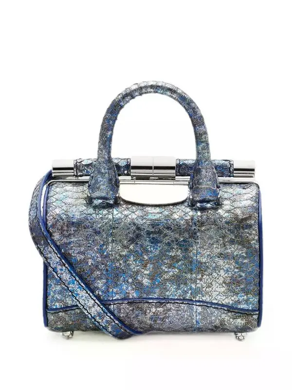 Tyler Ellis Micro Jamie Doctor Tote Mini Bag - Blue