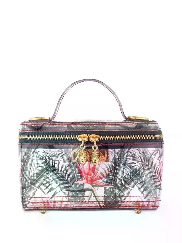 Tyler Ellis Ava Jelly Floral-print Tote Bag - Green