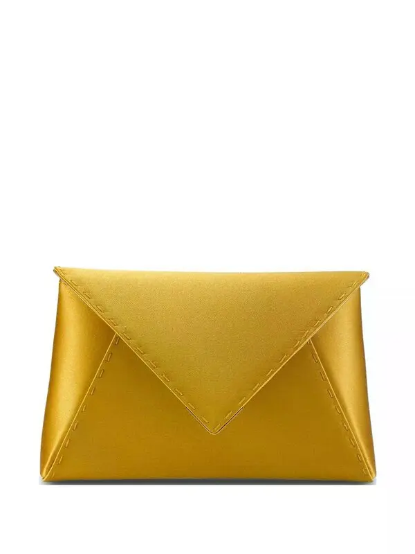 Tyler Ellis Small Lee Pouchet Clutch Bag - Yellow