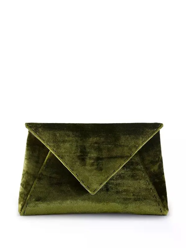 Tyler Ellis Small Lee Pouchet Clutch Bag - Green