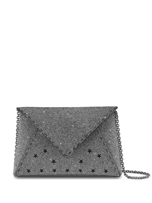 Tyler Ellis Small Lee Pouchet Clutch - Silver