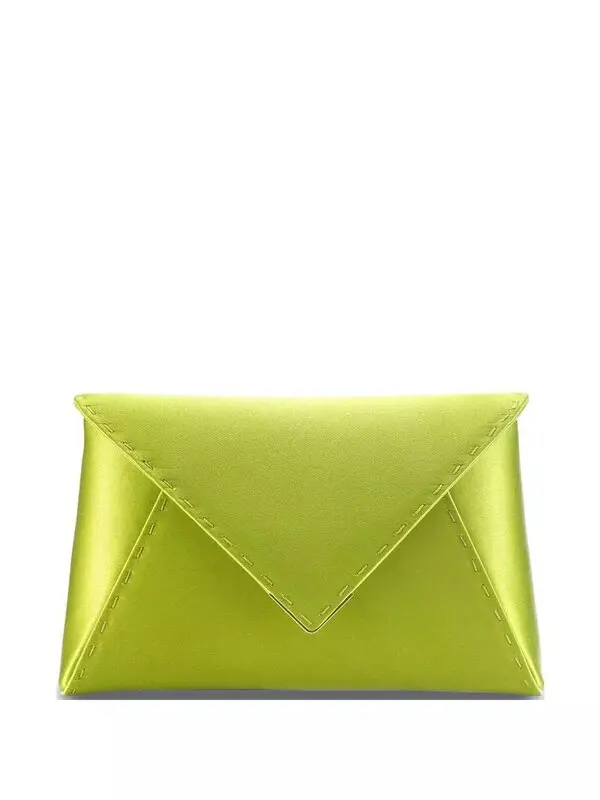 Tyler Ellis Small Lee Pouchet Clutch Bag - Green