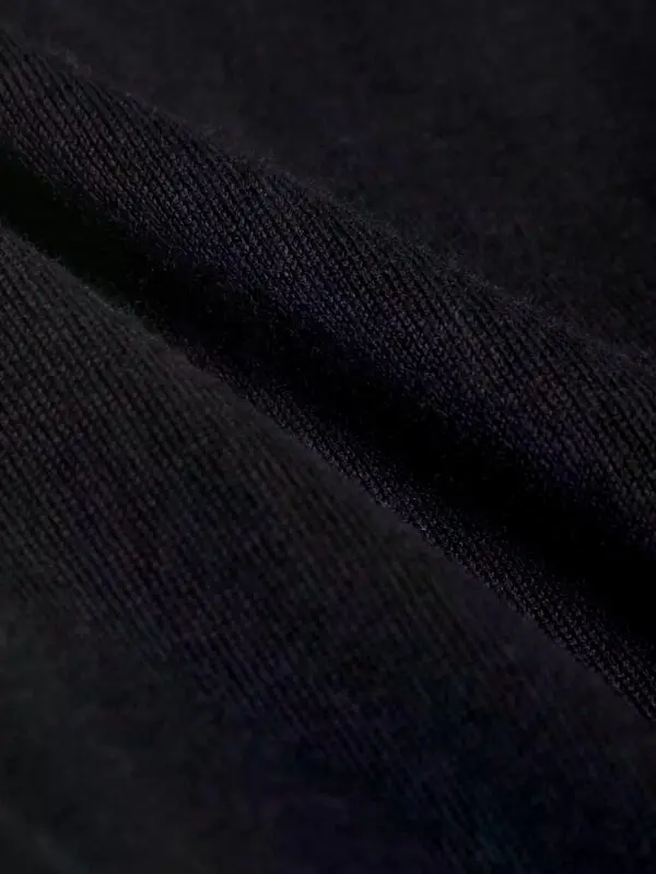 ALLUDE Long-sleeve Knitted Polo Shirt