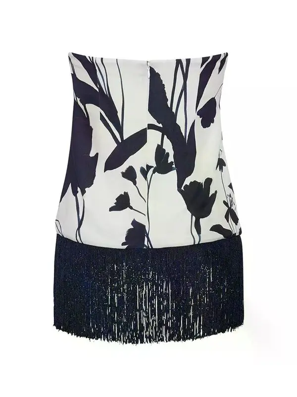 Cara Cara Floral Print Fringed Blouse