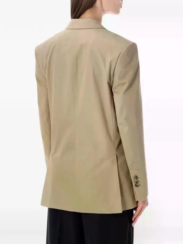 AMI Paris Single-breasted Notched-lapel Blazer - Neutrals