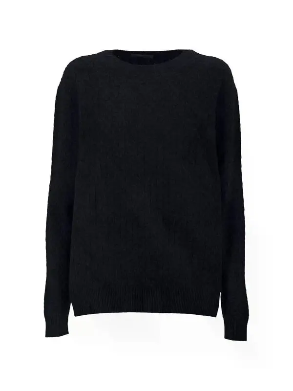 OLIVER LATTUGHI Cable Knit Sweater