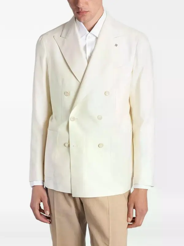 Tagliatore Double-breasted Peak-lapel Suit Jacket - Neutrals