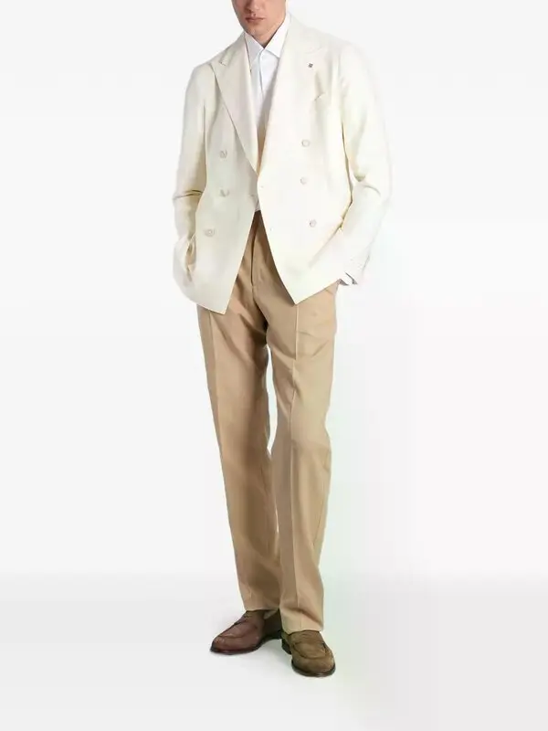 Tagliatore Double-breasted Peak-lapel Suit Jacket