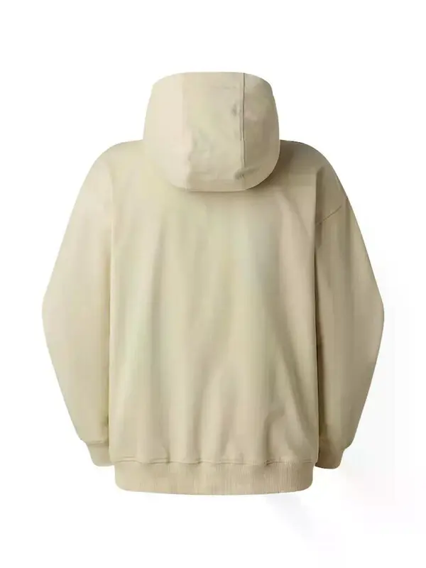 The North Face Logo Embroidered Zip-up Hoodie