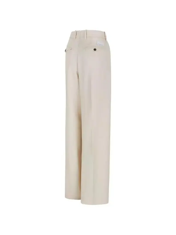 NINE:INTHE:MORNING Wide-leg Trousers - Neutrals