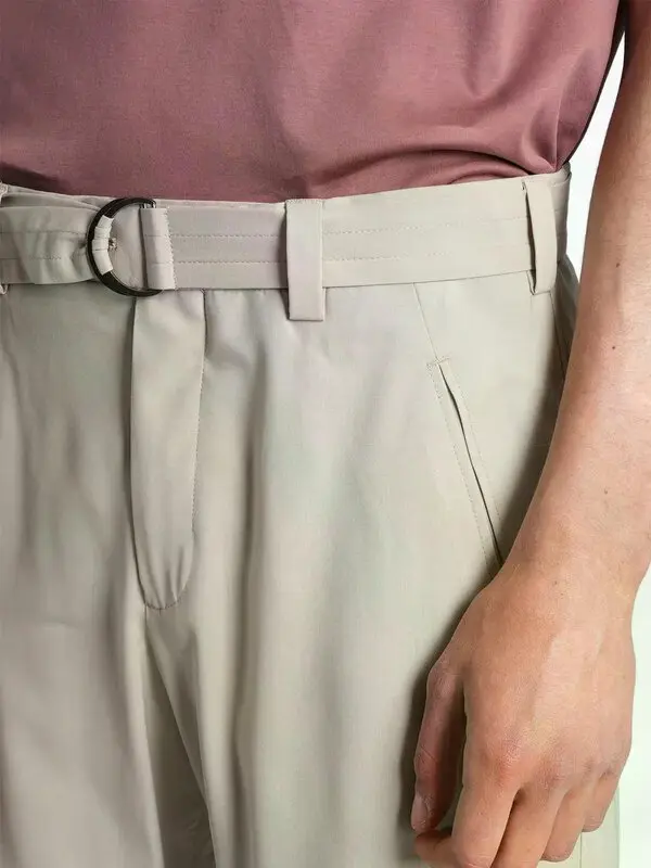PT TORINO Belted Straight-leg Trousers