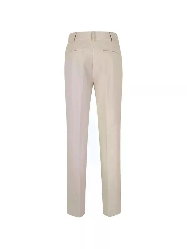 Max Mara Pressed Crease Tailored Trousers - Neutrals