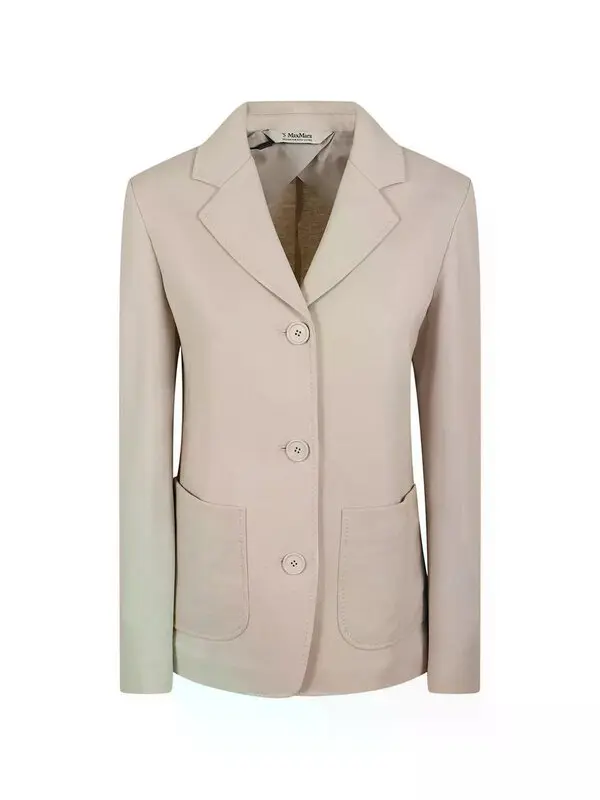Max Mara Single-breasted Patch Pockets Blazer