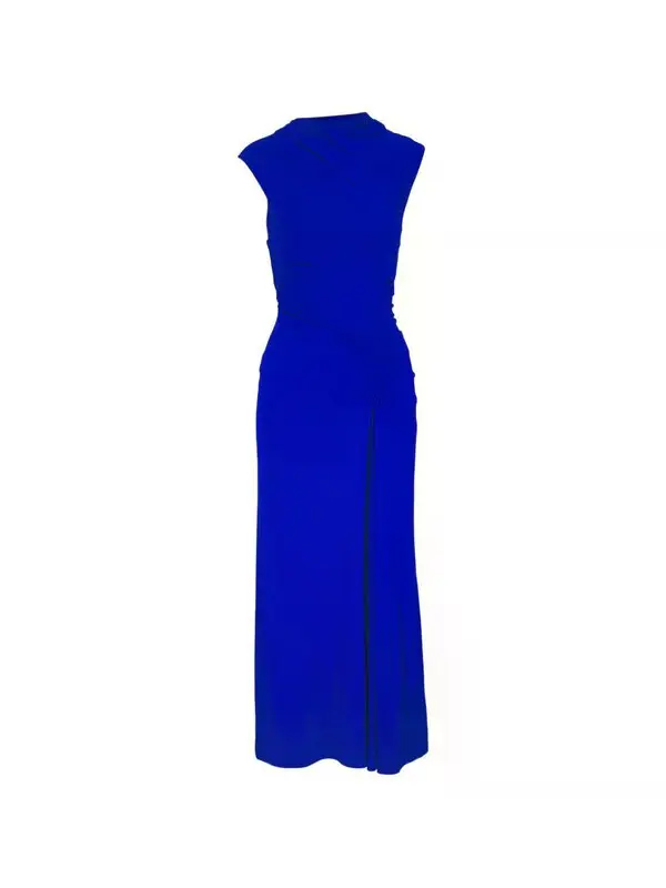 Simkhai Ruched Side-slit Dress