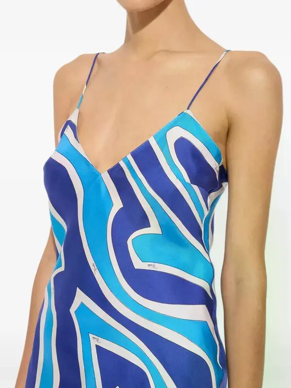 Emilio Pucci Labirinto Print Camisole Top
