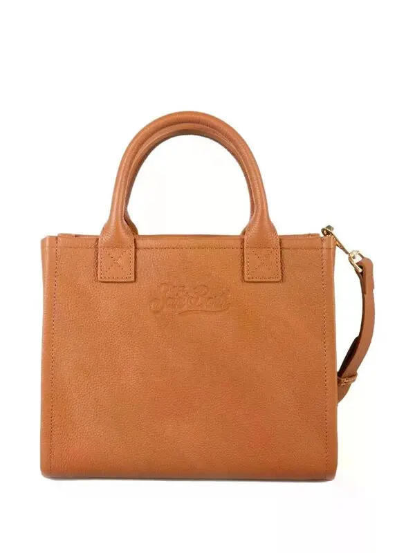 MC2 SAINT BARTH Vanity Embossed Leather Tote Bag