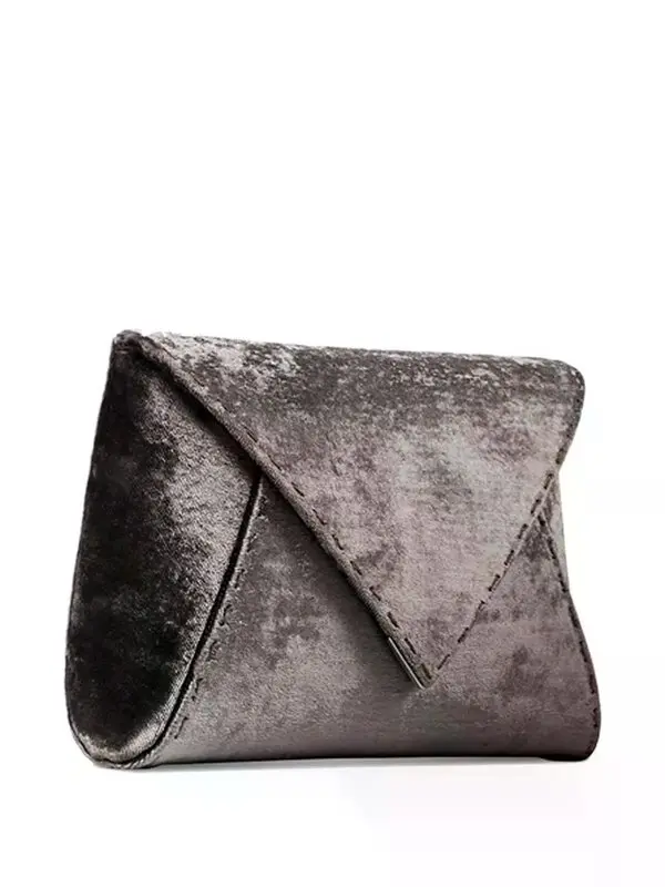 Tyler Ellis Small Lee Pouchet Clutch Bag - Grey
