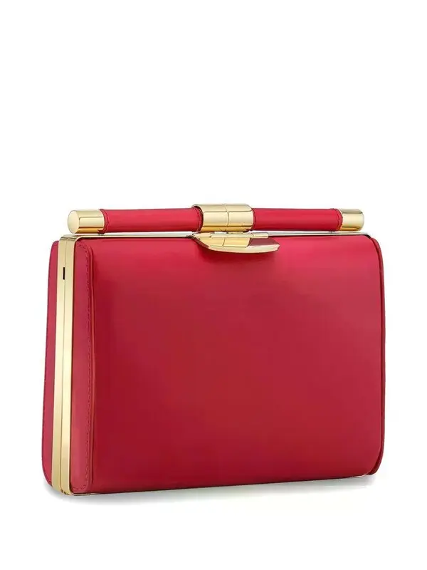 Tyler Ellis Jamie Leather Clutch Bag - Red