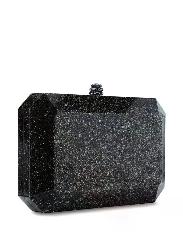 Tyler Ellis Medium Perry Glitter Clutch Bag