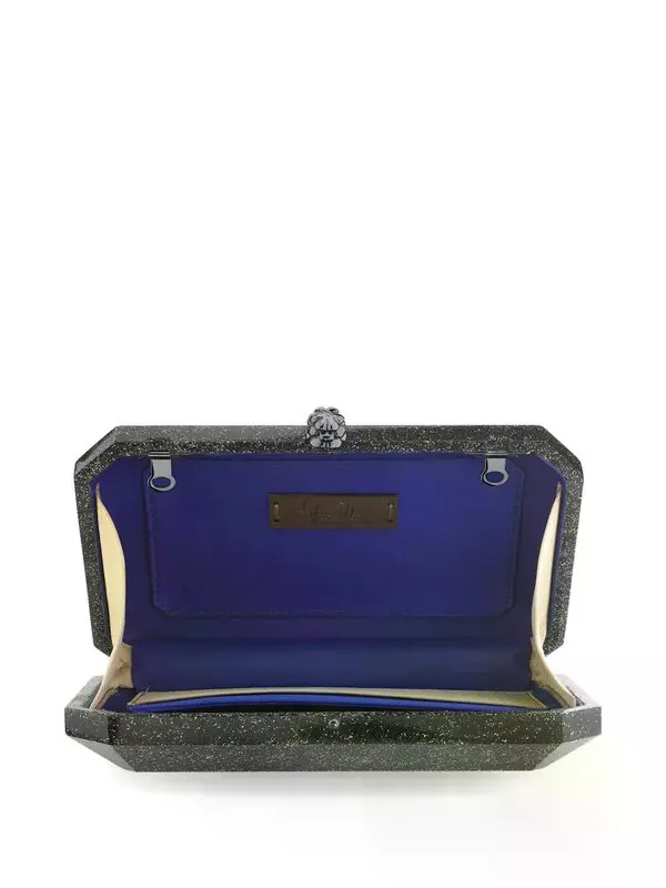 Tyler Ellis Medium Perry Glitter Clutch Bag