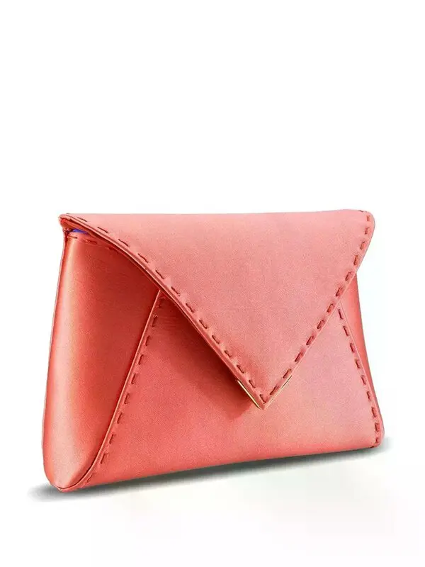 Tyler Ellis Small Lee Pouchet Clutch Bag - Orange