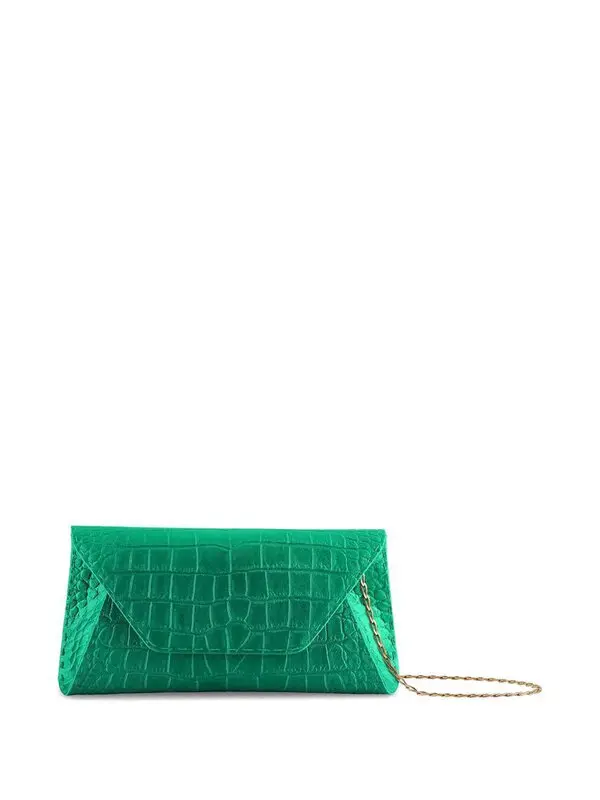 Tyler Ellis Small Eloise Clutch Bag - Green