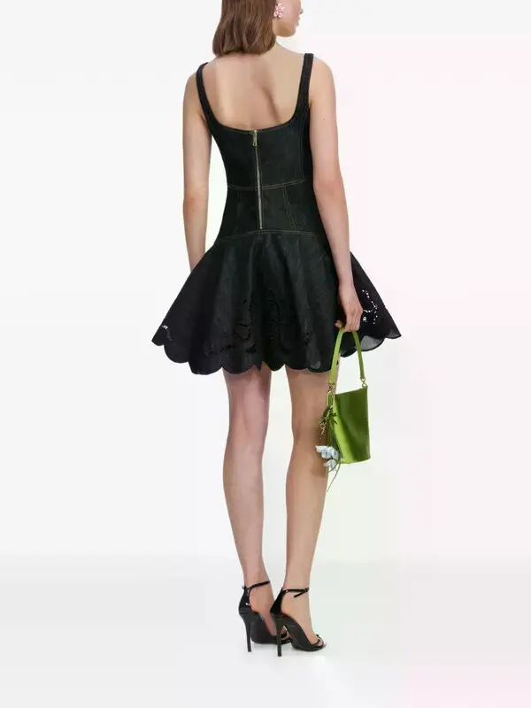 SELF-PORTRAIT Broderie Anglaise Mini Dress