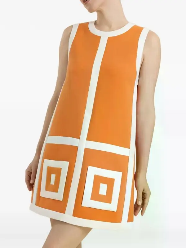 Alexis Estara Geometric-pattern Mini Dress