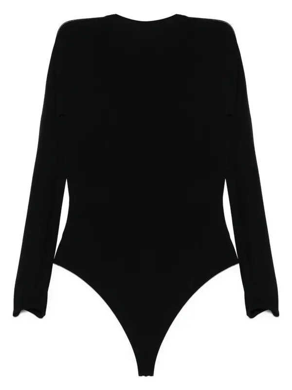 Wolford V-neck Long Sleeve Bodysuit