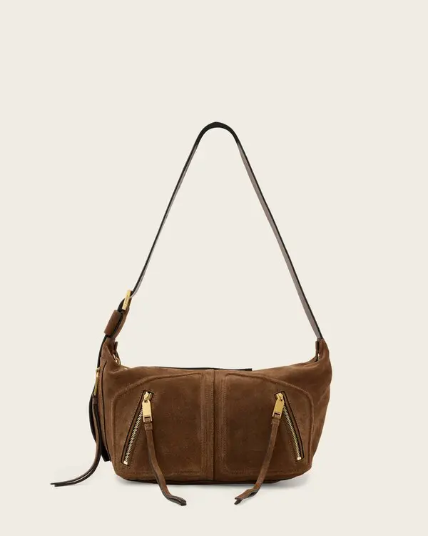 ALLSAINTS Jean Rey Suede Shoulder Bag