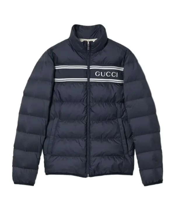 Gucci Logo Detailed Zip-up Padded Jacket