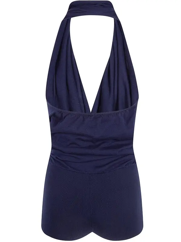 Paloma Wool Sleeveless V-neck Jumpsuit With Open Back