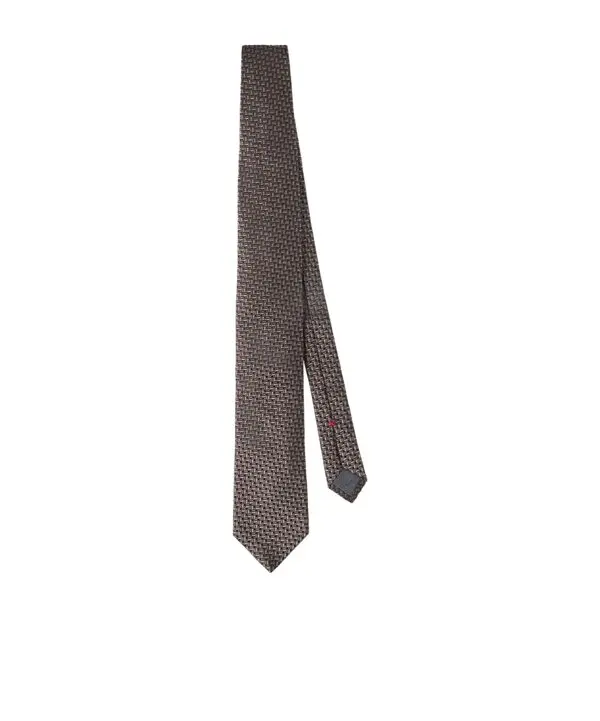 Brunello Cucinelli Textured Neck Tie - Hazelnut