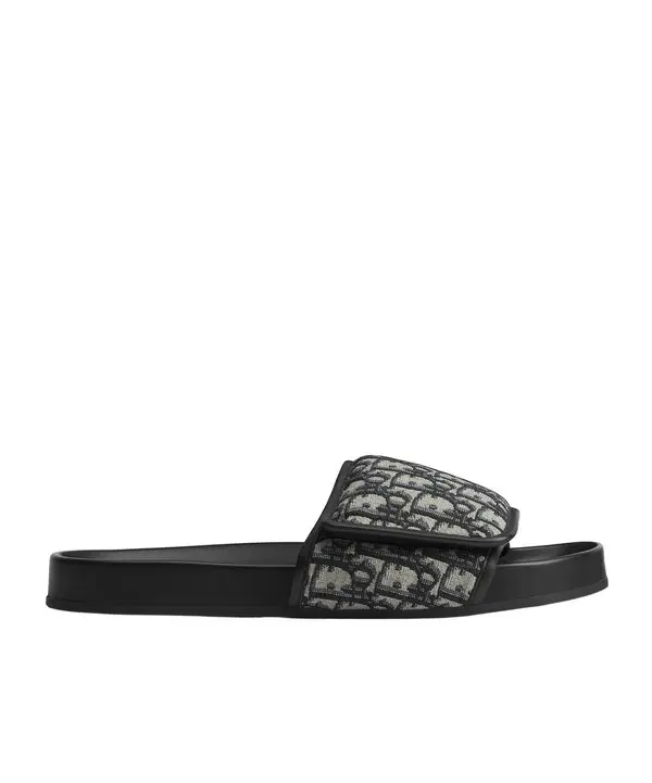 Dior Monogram Strap Slides