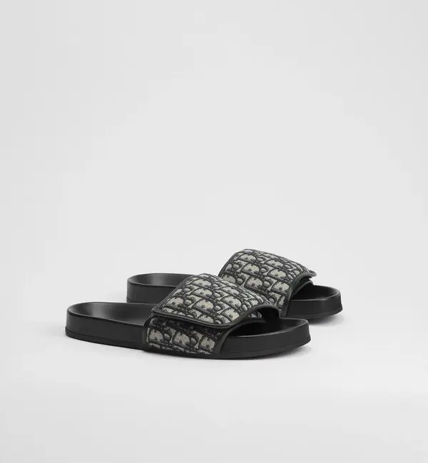 Dior Monogram Strap Slides