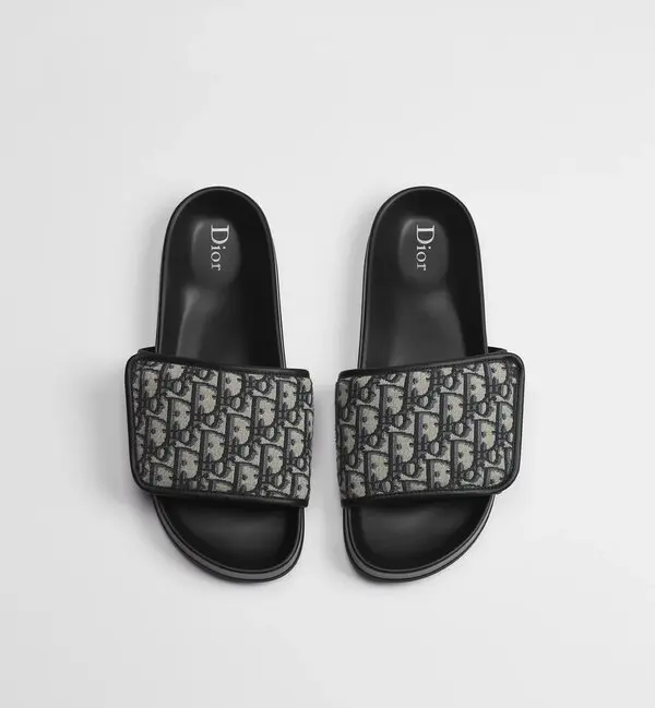 Dior Monogram Strap Slides