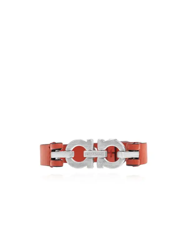 FERRAGAMO Gancini Link Bracelet - Brown
