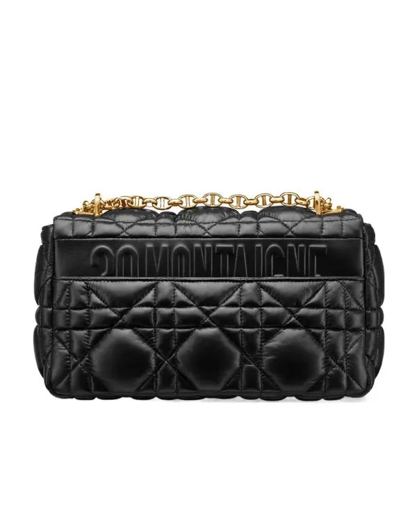 Dior Medium Caro Bag - Black
