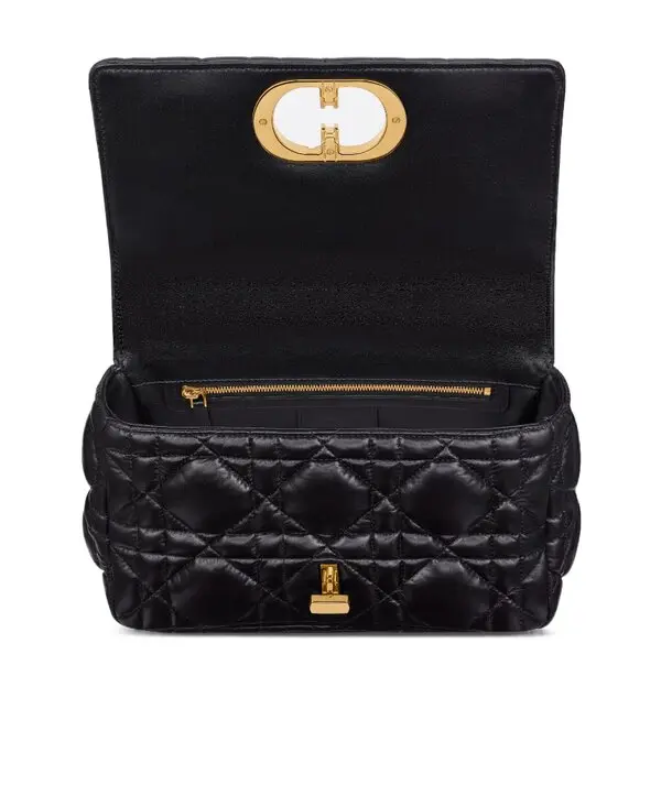 Dior Medium Caro Bag - Black