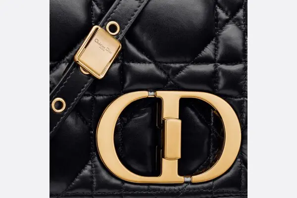 Dior Medium Caro Bag - Black