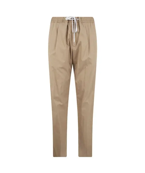 PT TORINO Pleated Drawstring Trousers