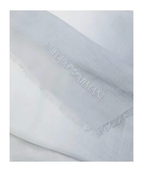 Emporio Armani Fringed-hem Scarf