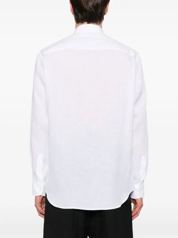 Brioni Long Sleeved Slub-texture Shirt